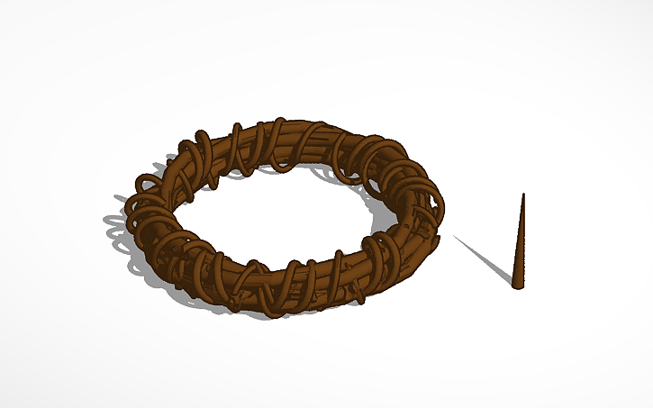 3D design Printable Crown of Thorns | Tinkercad