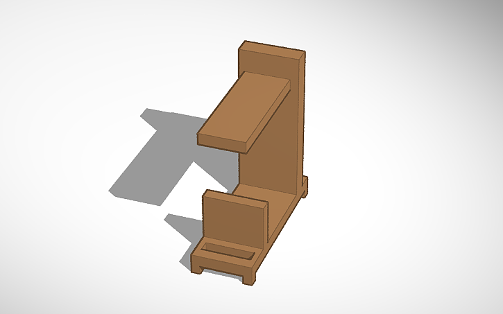 3D design Headset stand design - Tinkercad