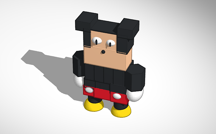 3D design MICKEY MOUSE ANIMATRONIC - Tinkercad