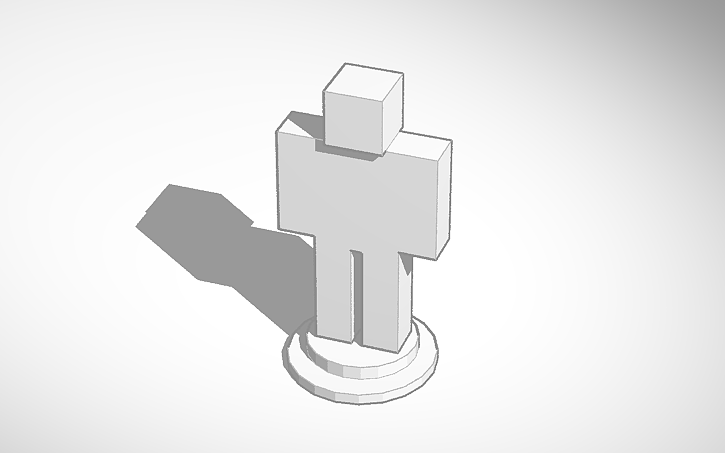 3D design statue - Tinkercad