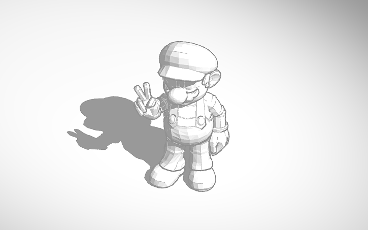 3D design Mario - Tinkercad