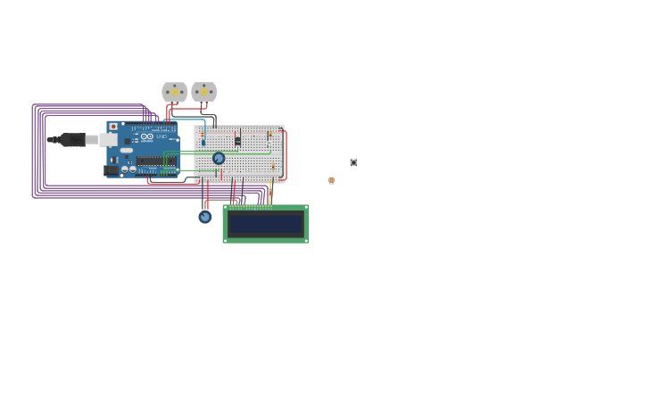 Circuit design Sistema de Riego Automatizado - Tinkercad