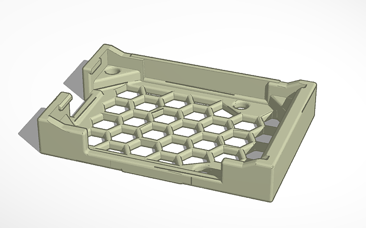 3D design RPI4-Geekworm-Case-Ender3Pro-Holder - Tinkercad