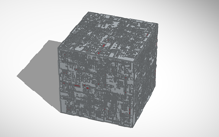 3D design Copy of Borg Cube - Tinkercad