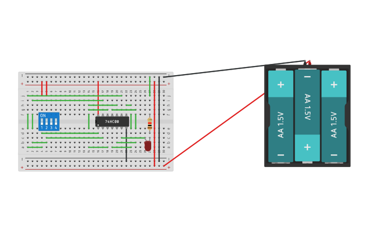 Circuit design Rishabh Dangwal ,33, XOR Gate using NAND Gate | Tinkercad