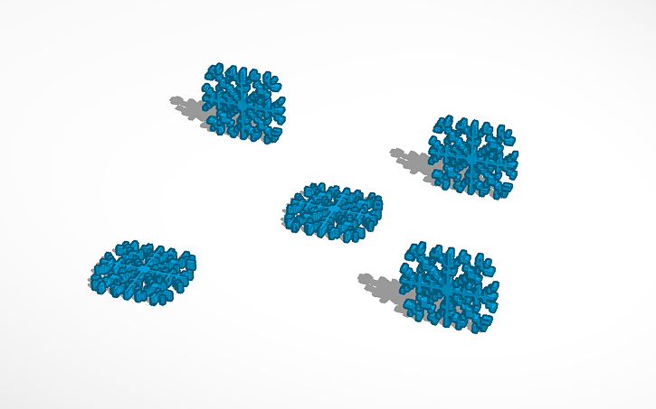 3D design cube ice - Tinkercad