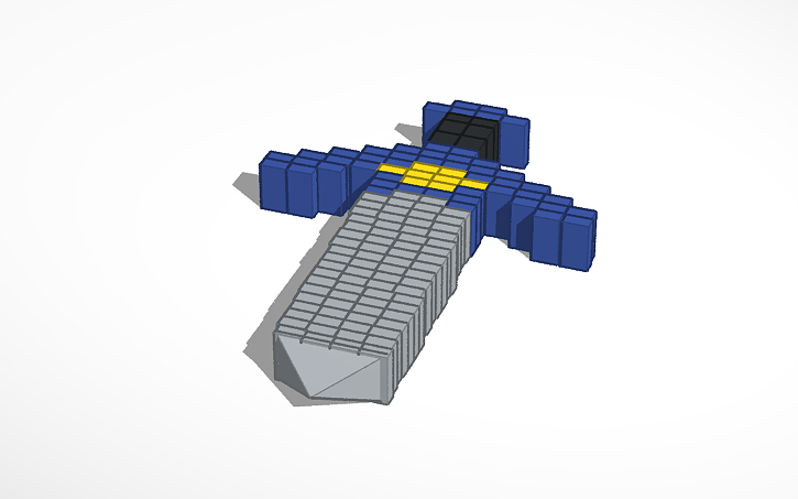 3D design Super Sword - Tinkercad