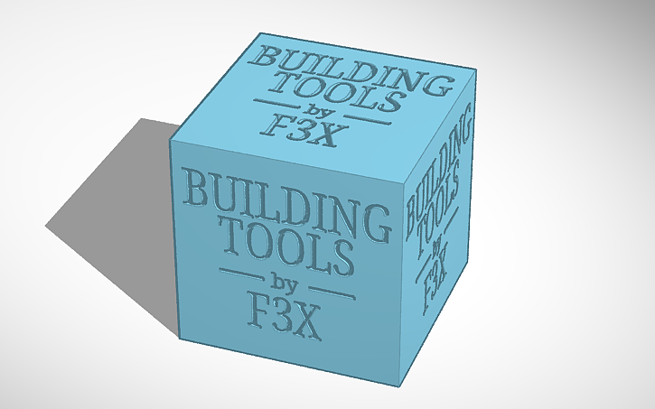 3D design Building tools by f3x | Tinkercad