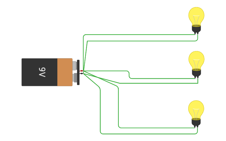 Circuit design litar selari | Tinkercad