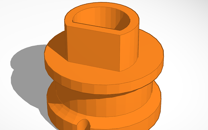 3D design Radio Knob - Tinkercad