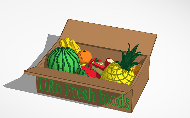 3D design TiRo Fresh Food box - Tinkercad