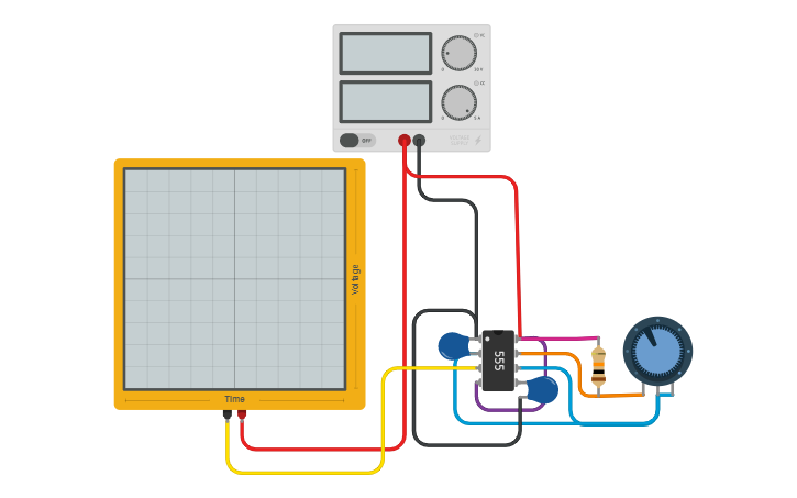 Circuit design Square Wave Generator - Tinkercad