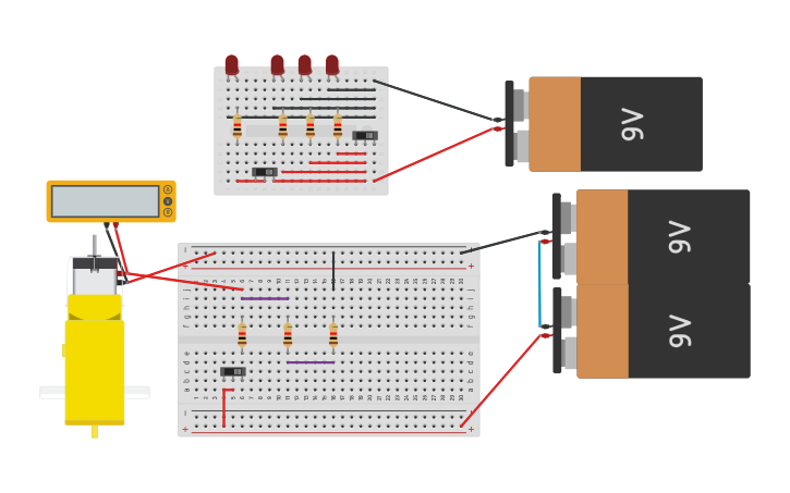 Circuit design Circuito Nivel 5 | Tinkercad