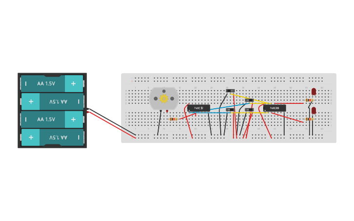 Circuit design Brooke v1 | Tinkercad