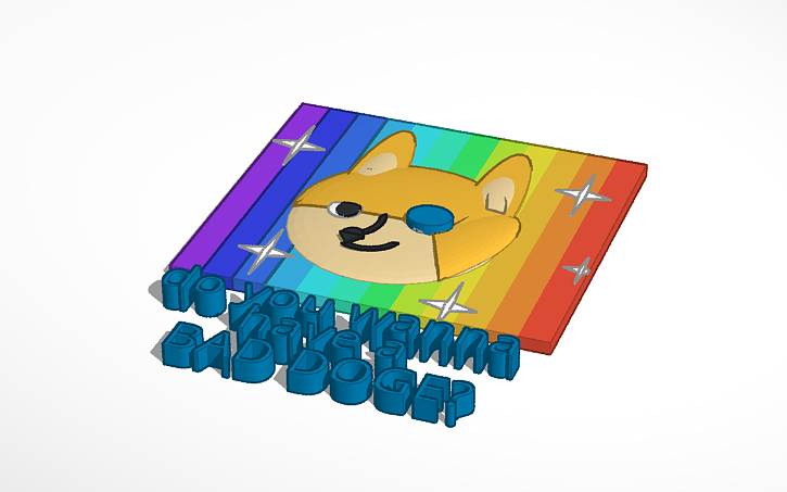 3D design Doge/Sans | Tinkercad