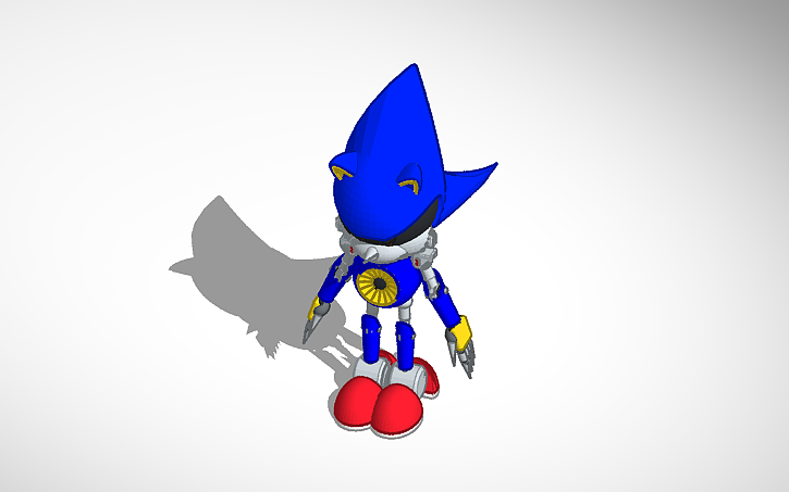 3D design Metal Sonic (OG/Classic) - Tinkercad