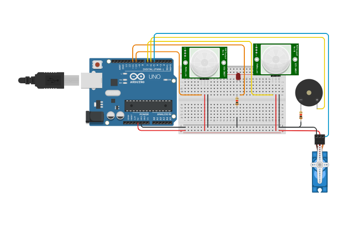 Circuit design MOTOR - Tinkercad