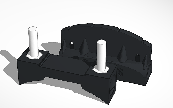 3D design Double bass bridge | Tinkercad