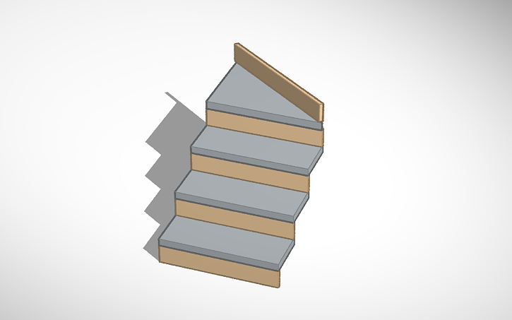 3D design cina stair | Tinkercad