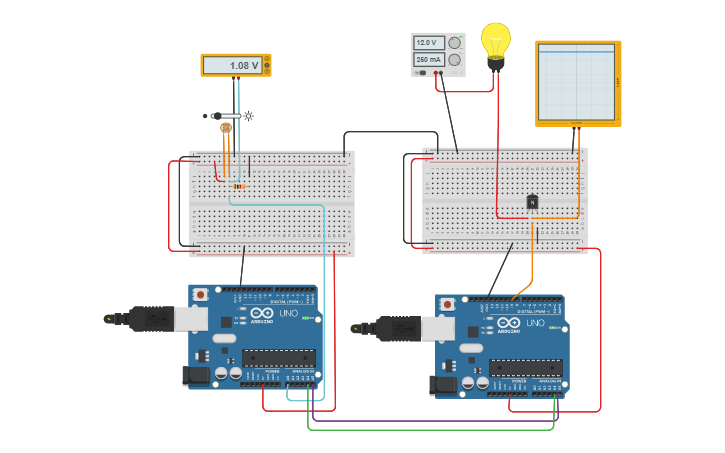 Circuit Design Activity 5 Illumination Control System Tinkercad
