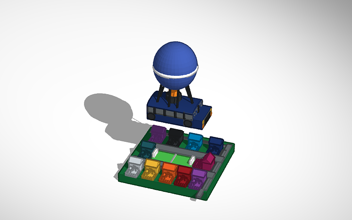 3D design Fortnite Battle Bus by Tech | Tinkercad