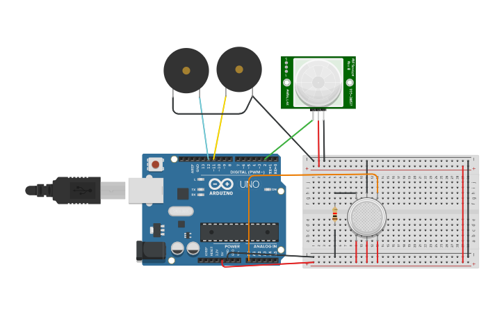 Circuit design Sensors | Tinkercad