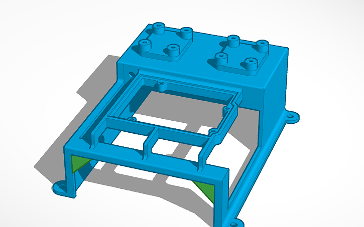 3D design Robot arm power supply case - Tinkercad