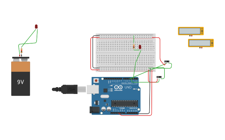 Circuit Design Nor Tinkercad