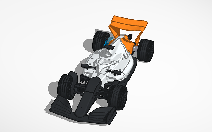 3D design OpenRC F1 McLaren Triple Crown - Tinkercad