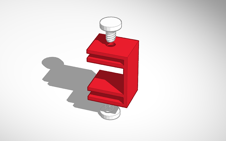 3D design Custom clamp - Tinkercad