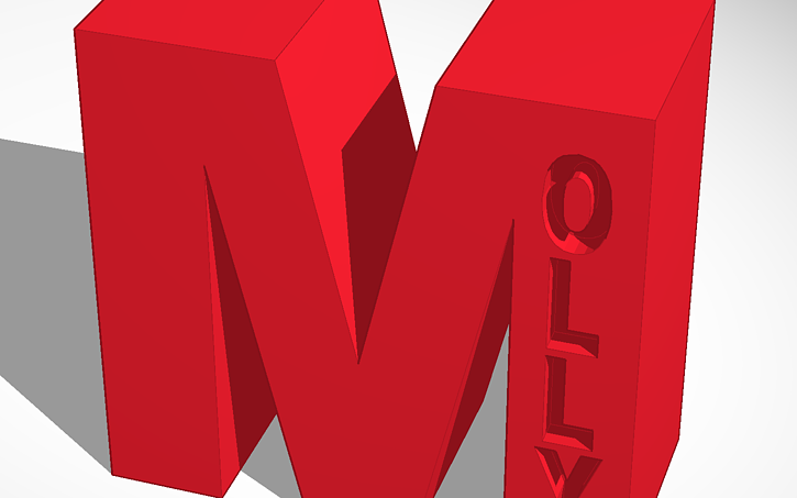 3D design Molly Logo - Tinkercad