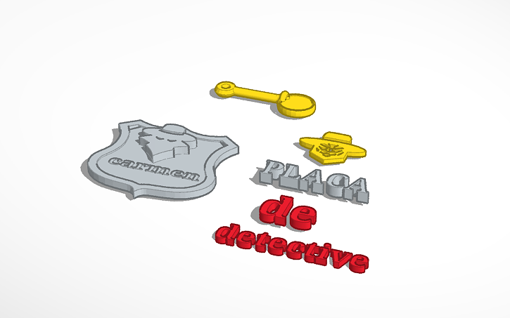 3D design detective carmen | Tinkercad