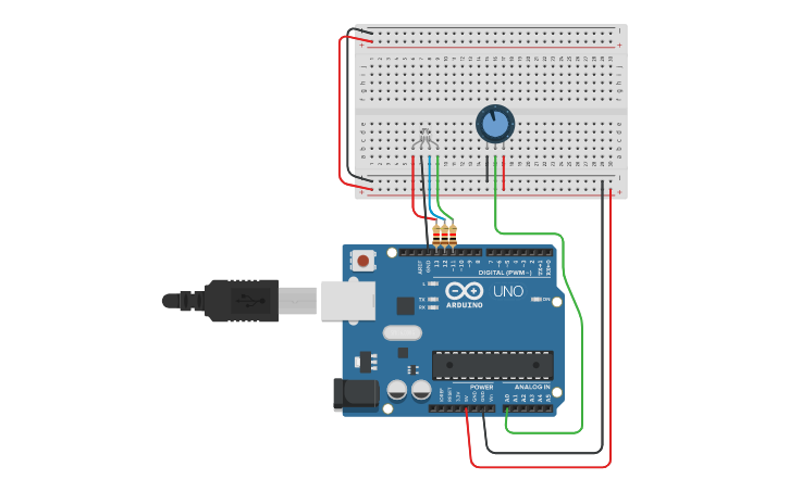 Circuit design CORES RGB | Tinkercad