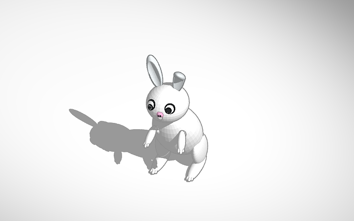 3D design rabbit | Tinkercad