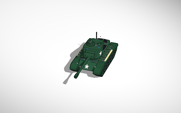 3D design ww2 tank - Tinkercad