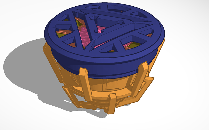 3D design Arc Reactor - Tinkercad