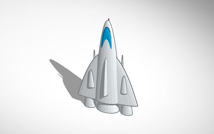 3D design Spaceship - Tinkercad