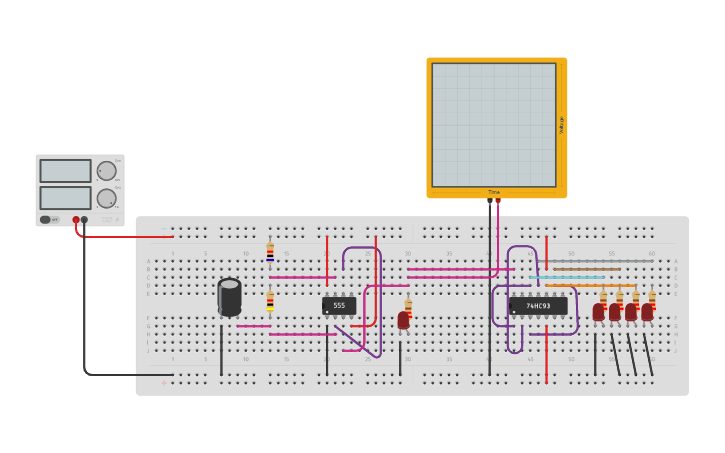 Circuit design Examen | Tinkercad