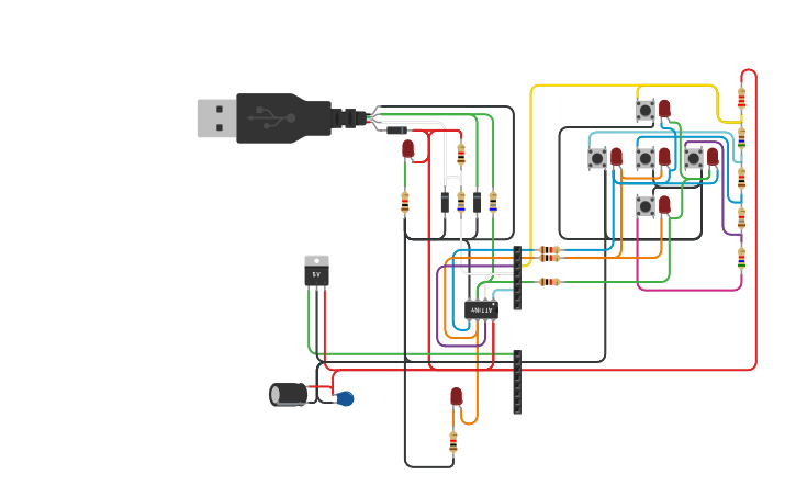 Circuit Design Digispark How To Access 5 Buttons Through 1 Arduino 4783