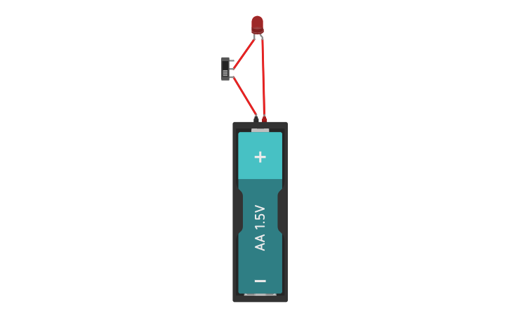 Circuit design lever switch - Tinkercad