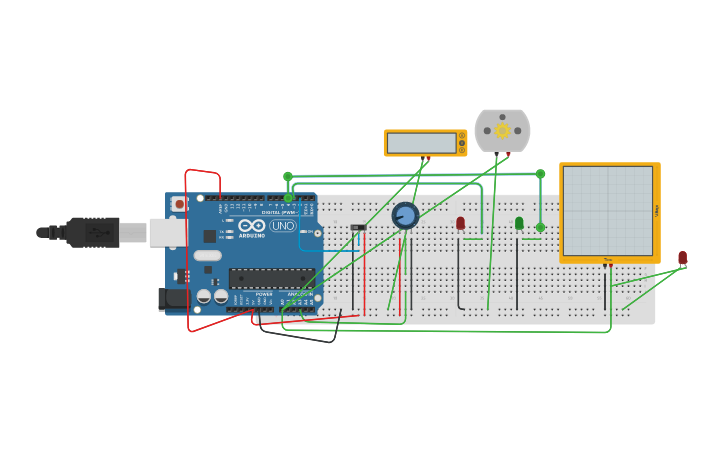 Circuit design DISTANCE - Tinkercad