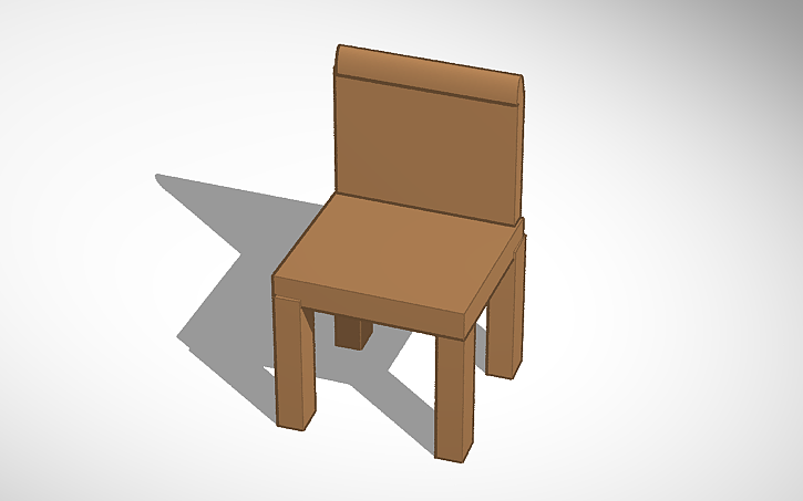3D design Chair | Tinkercad