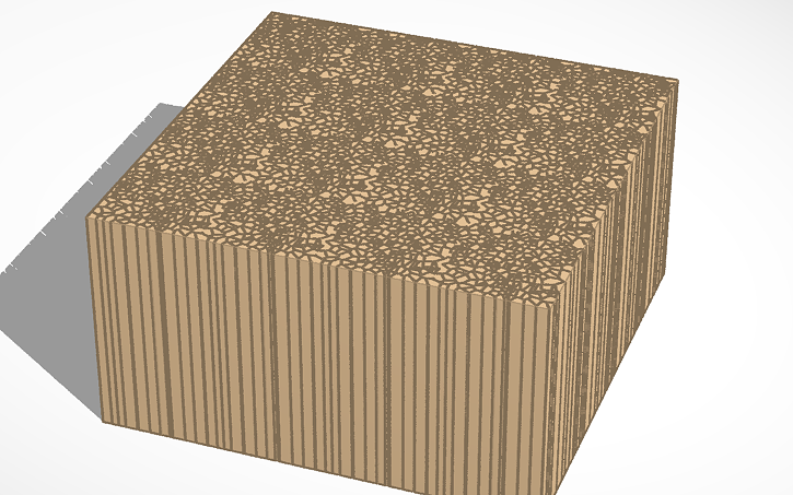 3D design cracked ground - Tinkercad