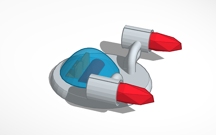 3D design SPACE SHIP | Tinkercad