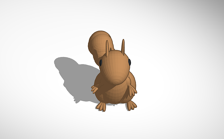 3D design Squirrel - Tinkercad