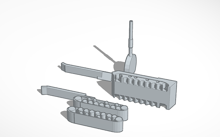 3D design leopard 1 tank (printable) | Tinkercad