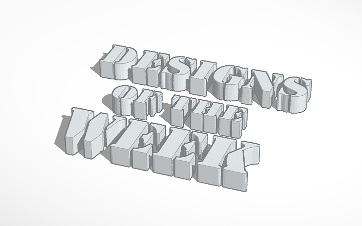 3d Design Designs Of The Week Original Tinkercad