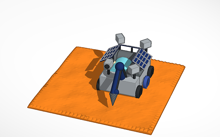3D design Alians-lunar rover - Tinkercad
