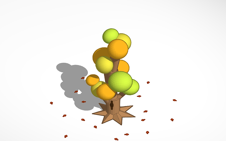 3D design Rivera - Fall Tree - Tinkercad