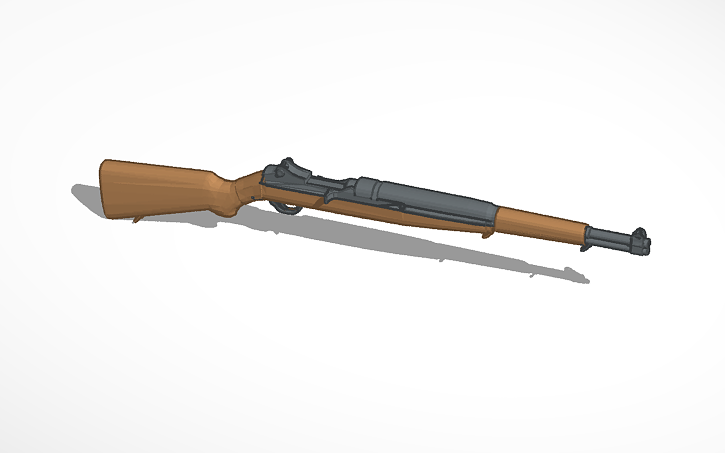 3D design M1 Garand - Tinkercad